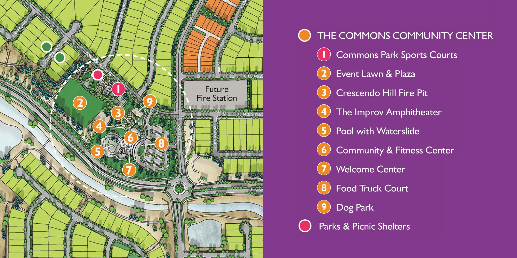 Community Site Map | Here in Harmony - Home to Happy